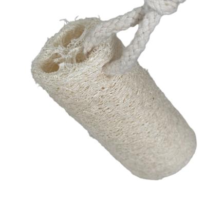 China Natural Loofah Dish Sponge 10cm Eco-Friendly Kitchen Scrubber for sale