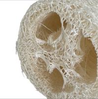 China Natural Loofah Dish Sponge 10cm Eco-Friendly Kitchen Scrubber for sale