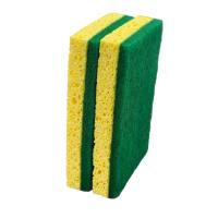 China Wood Pulp Cotton Dish Sponge 100x60x50mm Eco-Friendly Kitchen Cleaning for sale