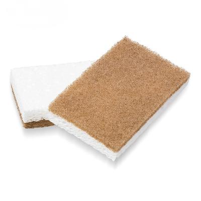 China Natural Sisal Wood Pulp Cotton Sponge 100x60x50mm Eco-Friendly for sale