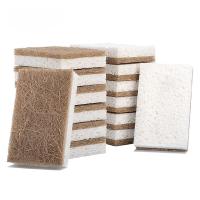 China Natural Sisal Wood Pulp Cotton Sponge 100x60x50mm Eco-Friendly for sale