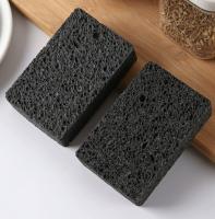 China Eco-Friendly Wood Pulp Fiber Sponge 10 cm x 6 cm x 3 cm 10 Pieces for sale
