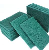 China Green Sand-free Household/Industrial Scouring Pads, Customization For Various Scenarios Scouring Sponge Pad for sale
