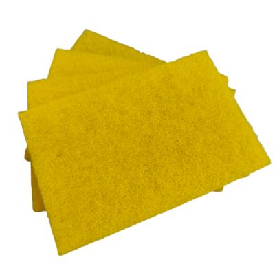 China Scouring Sponge Pad Yellow Durable High Water Absorption Customizablefor Kitchen Cleaning for sale