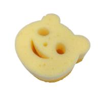 China Double-sided Bear-shaped Absorbent Flex Texture Sponge for Kitchen and Household Cleaning for sale