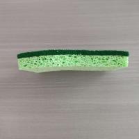 China Customizable Eco-Friendly Kitchen Sponge Scourer with 100% Biodegradable Materials and Highly Effective Cleaning Power for sale