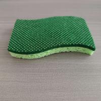 China Customizable Eco-Friendly Kitchen Sponge Scourer with 100% Biodegradable Materials and Highly Effective Cleaning Power for sale