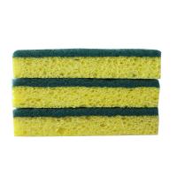 China Customizable Eco Friendly Kitchen Sponge Scourer 100 Percent Biodegradable Materials Powerful Effective Cleaning for sale