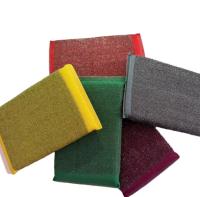 China Heavy-Duty Sponge scrubber with Scouring Pad for Kitchen for sale