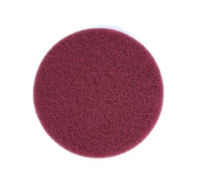 China Heavy Duty Red Round Scouring Pad Non-Scratch for Cookware for sale