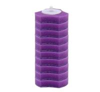China Replaceable Long Handle Toilet Sponge Refills Blue Color Cleaning Head for sale