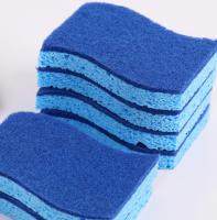 China High Absorbency Cellulose Scouring Pad - Deep Clean Scrubbing Kitchen Sponge for sale