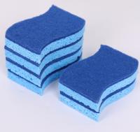 China High Absorbency Cellulose Scouring Pad - Deep Clean Scrubbing Kitchen Sponge for sale