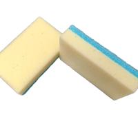 China Temperature Sensitive Color Changing Kitchen Sponge Mixed Material Scrubber for sale