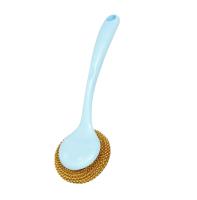 China Stainless Steel With Plastic Handle For Pots Pans Grill Kitchen Cleaning for sale