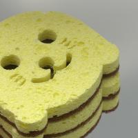 China Dual-Sided Composite Sponge With Sisal Scouring Pad And Cellulose For Kitchen for sale