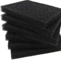China High-Density Chemical Resistant Black Filter Sponge with Customizable Porosity 10-100 PPI for Aquarium & Pond for sale