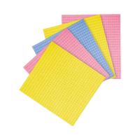 China Absorbent Lint-Free Streak-Free Wood Pulp Cotton Rags for Multi-Surface Cleaning for sale