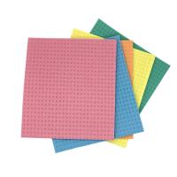 China Absorbent Lint-Free Streak-Free Wood Pulp Cotton Rags for Multi-Surface Cleaning for sale
