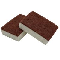 China Sisal Pulp Scouring Pad with High Absorbency for Oil and Water Multi-Surface Kitchen Cleaning for sale