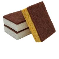 China Sisal Pulp Scouring Pad with High Absorbency for Oil and Water Multi-Surface Kitchen Cleaning for sale