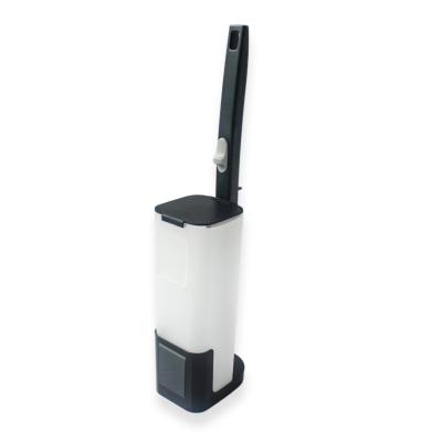 China Black Disposable Toilet Brush with Replacement Heads for Efficient Cleaning for sale
