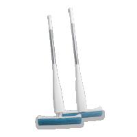 China Compact Size Customizable Bathroom Mop In White And Blue With PP Material For Easy Cleaning for sale