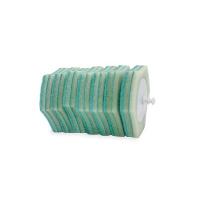 China Pre-Moistened Disposable Toilet Brush Refill with Strong Stain Removal and No Residue for Hygienic Cleaning for sale