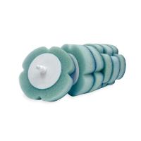 China Pre-Soaped Hygienic Disposable Toilet Brush Head Refills with Universal Compatibility for sale
