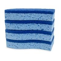 China Biodegradable High Absorbency Wood Pulp Kitchen Sponge Gentle On Surfaces for sale