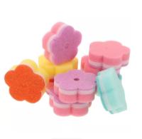 China Flower-Shaped Dish Sponge – Non-Scratch Dual-Side Cleaning Sponge for Kitchen & Dishes for sale
