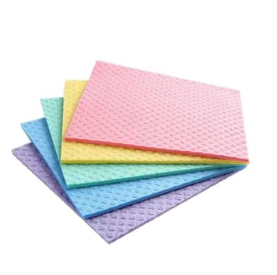 China Eco-Friendly Reusable Super Absorbent Cellulose Dish Cloth for Kitchen Cleaning for sale