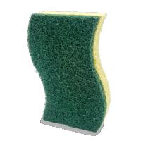China Dual-sided Eco-Friendly Highly Absorbent Cellulose Sponge Scourer for Kitchen Dish Cleaning for sale