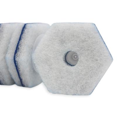 China White Disposable Toilet Cleaning Heads with Built-in Cleaning Liquid for Hygienic Design and Flexible Texture for sale