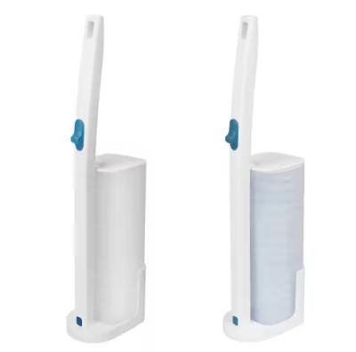 China Disposable Toilet Brush Set with 48 Replacement Heads and Custom Logo Printing - Factory Direct for sale