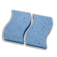 China 2-in-1 Wood Pulp Sponge & Scourer: Soft, Absorbent & Tough for Eco Cleaning. for sale