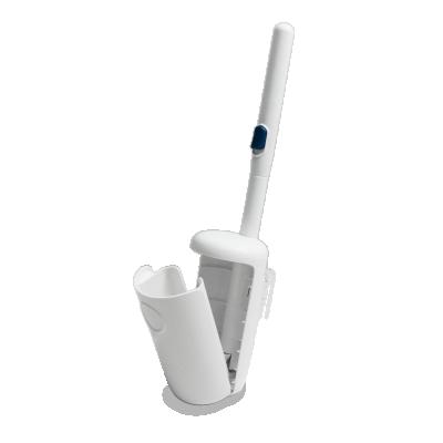 China Toilet Brush Set with Holder: Strong Scrubbing, Easy Store & Hygienic Design. for sale