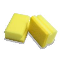 China Dual-Sided Scourer Sponge: Soft Absorbent Side & Tough Non-Scratch Scour Pad. for sale