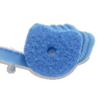 China Disposable Sponge Toilet Brush Head Built In Cleaner Hygienic Easy Use for sale