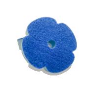 China Press On Toilet Brush Head Disposable Sponge With Instant Activating Cleaning Agents for sale