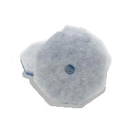 China Disposable toilet brush refills with integrated blue cleaning liquid. for sale