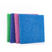 China Wood pulp cellulose sponge sheet, highly absorbent and quick-drying cleaning pad for sale