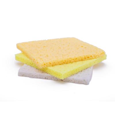 China Wood pulp cellulose sponge sheet, highly absorbent and quick-drying cleaning pad for sale