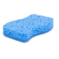 China Double-sided wood pulp sponge for cleaning kitchen utensils and removing stains. for sale