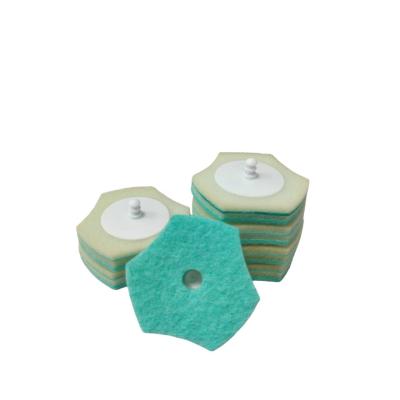 China Disposable toilet brush heads, suitable for bathroom cleaning, portable. for sale