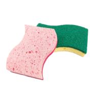 China Multi-colored, wear-resistant, composite sponge for kitchen daily cleaning for sale