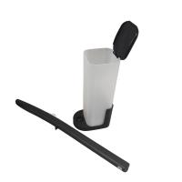 China Disposable Toilet Brush Set with Wall Holder and Refill Heads for Hygienic Bathroom Cleaning for sale