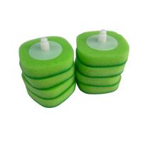 China Disposable toilet brush replacement packs, suitable for daily cleaning, available in multiple colors. for sale