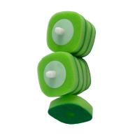 China Disposable toilet brush replacement packs, suitable for daily cleaning, available in multiple colors. for sale
