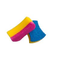 China Kitchen cleaning tools, double-sided cleaning sponge, multi-color kitchen cleaner for sale